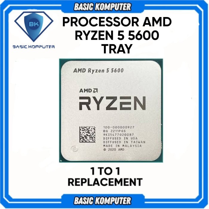 Jual HARGA DISC - PROCESSOR AMD RYZEN 5 5600 TRAY 3.5 GHZ AM4 | Shopee ...