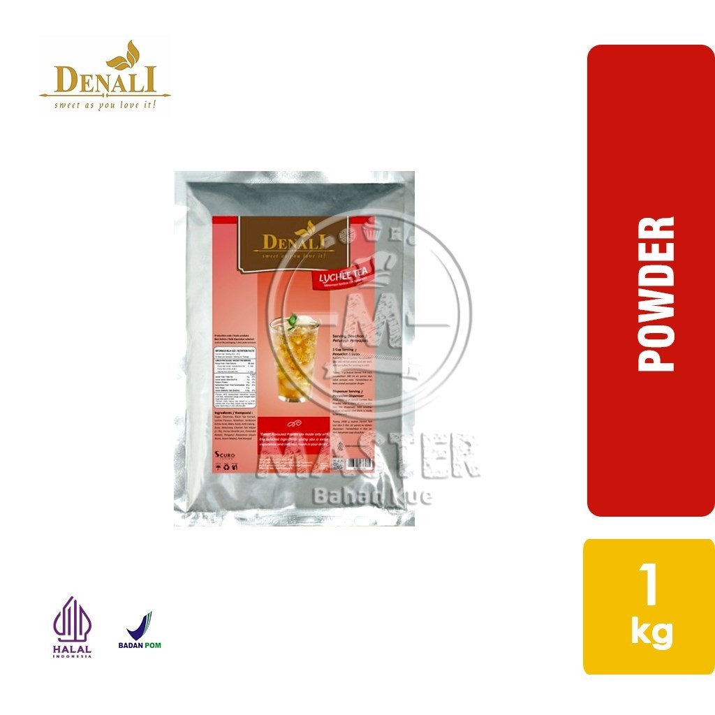 Jual Minuman Bubuk Denali Lychee Tea Powder Teh Leci [1kg] | Shopee ...