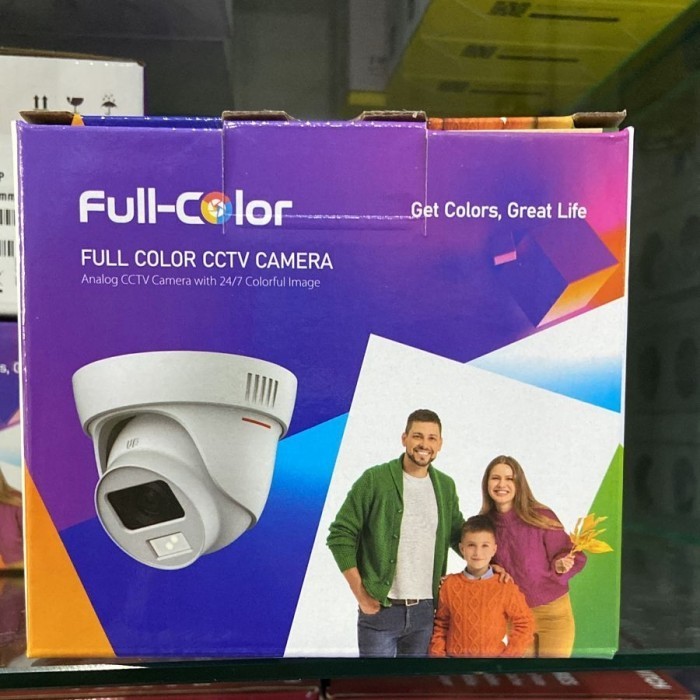 Jual CAMERA CCTV FULL COLOR 2MP 1080P INDOR\OUTDOR CCTV COLORVU GELAP ...