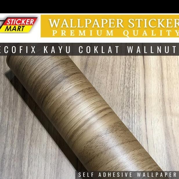 Jual Sticker dinding Kayu Wallnut panel texture kayu 45cmx50cm | Shopee ...