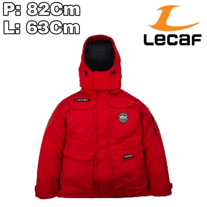 Jual J133 Jaket Bulang Outdoor Winter Lecaf Sport Red Bulu Angsa Musim ...