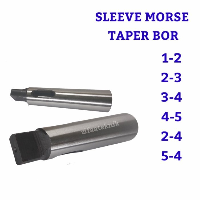 Jual SLEEVE MORSE TAPER SHOCK BOR MT1-2 MT2-3 MT3-4 MT4-5 MT2-4 ...