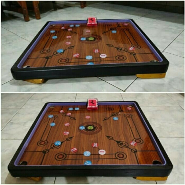 Jual Meja Karaml Kayu nus Koin - Mainan Kraml ard Game Anak | Shopee ...