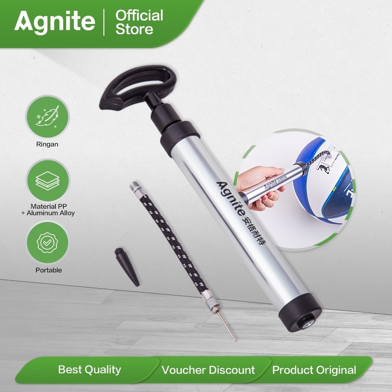 Jual Agnite Portable Ball Pump Pompa Bola Portable/Pompa Angin Manual ...