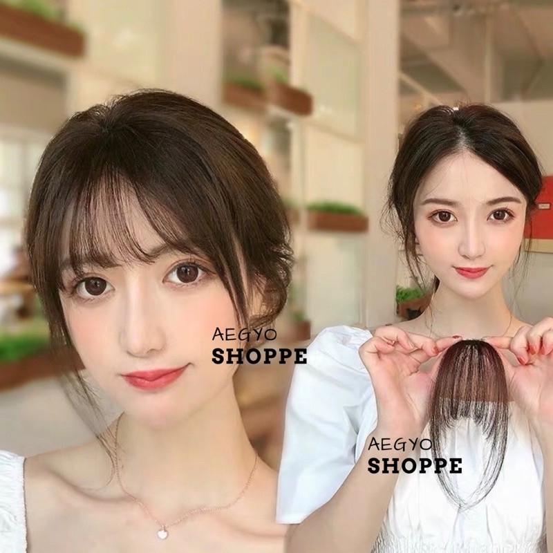 Jual Poni Korea Tipis Human Hair / Poni Rambut / Poni Jepit Poni Bahan ...