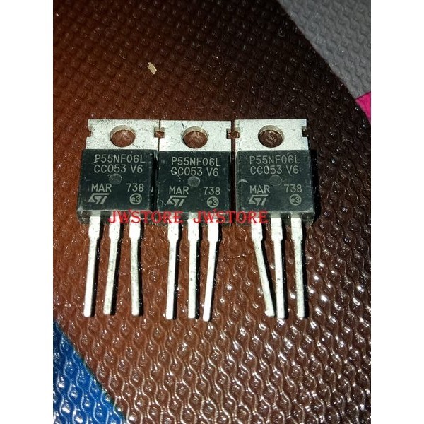 Jual MOSFET STP55NF06 P55NF06 55NF06 55N06 50A 60V | Shopee Indonesia
