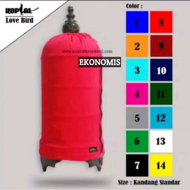 Jual KERODONG KOPRAL LOVE BIRD ( ECONOMIS ) | Shopee Indonesia