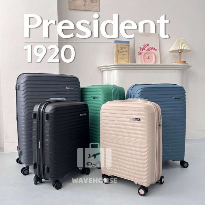 Jual Koper President 1920 20 Inch 24 Inch Tsa Lo Double Zipper ...