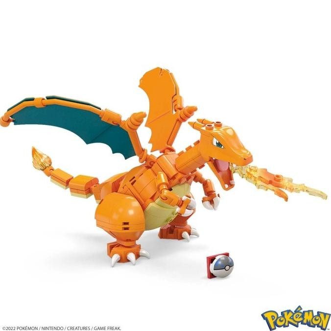 Jual Mattel Pokemon MEGA Construx Building Toy Kit Charizard (222 ...