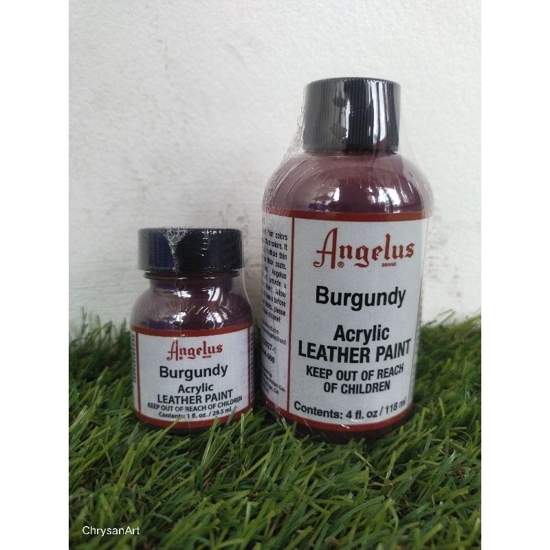 Jual Angelus Leather Paint/Cat Kulit Warna BURGUNDY ORIGINAL | Shopee ...