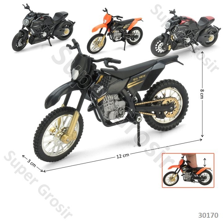 Jual Mainan_Miniatur Diecast Sepeda Motor 1:18 F/W Max Energy | Shopee ...