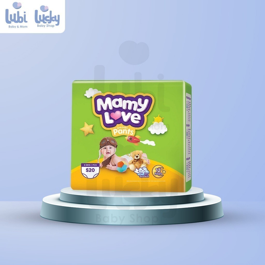 Jual MAMYLOVE BABY DIAPERS PANTS S 20/POPOK BAYI | Shopee Indonesia