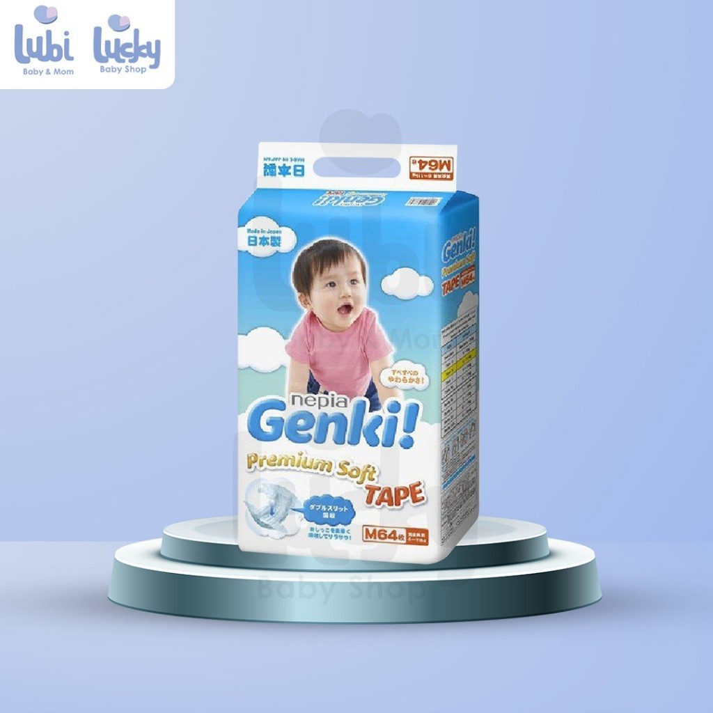 Jual NEPIA GENKI DIAPERS M 64/POPOK BAYI | Shopee Indonesia