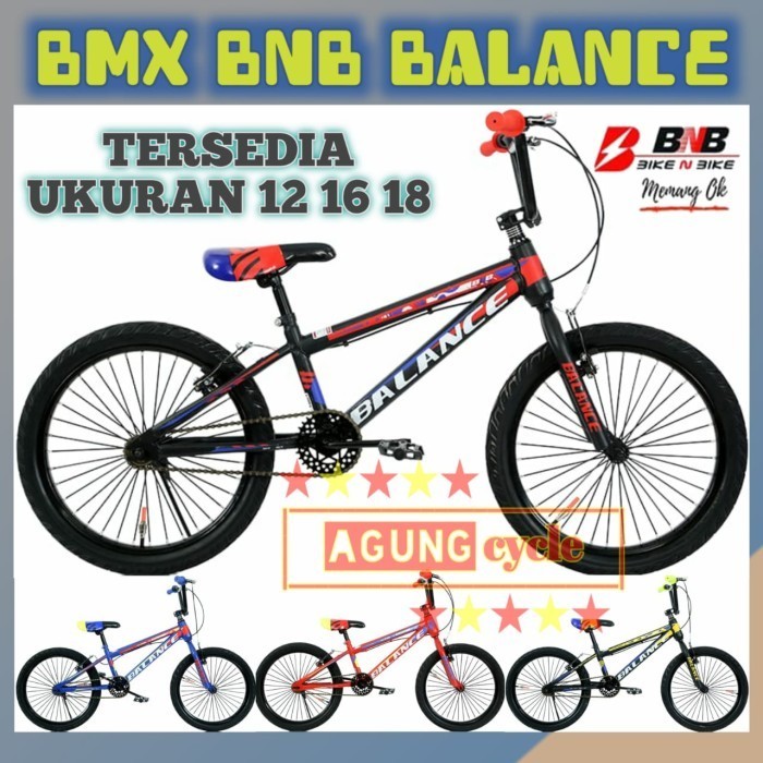 Jual SEPEDA BMX 20 INCH BNB HYBRID BAN JUMBO 2.5 ANAK LAKI | Shopee ...