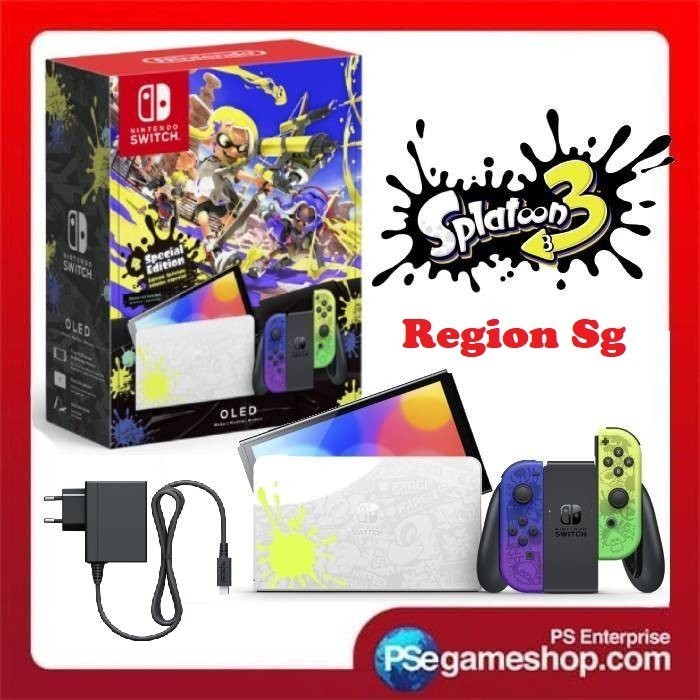 Jual Nintendo Switch Console OLED Model Splatoon 3 | Shopee Indonesia