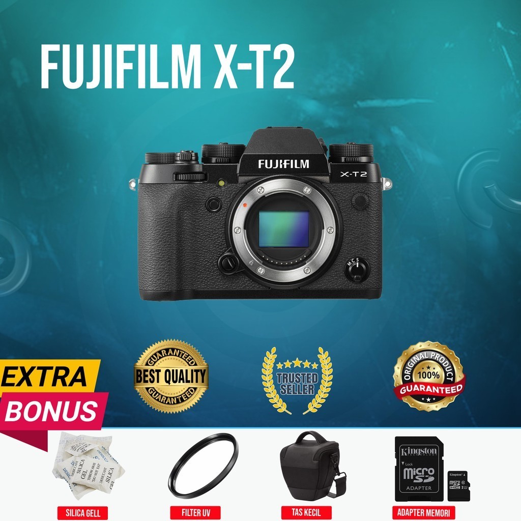 Jual [GUBUK KAMERA] MIRRORLESS FUJIFILM FUJI XT2 X-T2 BODY ONLY MURAH ...