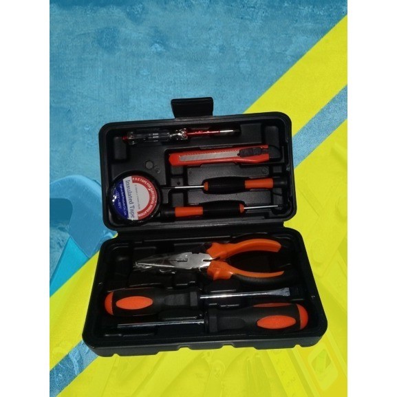 Jual Tool Kit Set Logan L2-0/Hand Tool Set/Set Alat Perkakas 9 Pcs ...