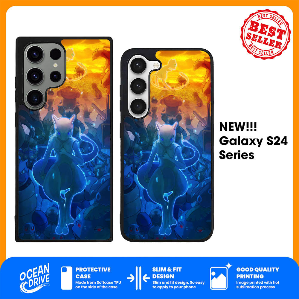 Jual Case Casing Samsung Galaxy S24 S23 S22 S21 Ultra Plus FE 5G Mew Mewtwo Pokemon YD1088 ...