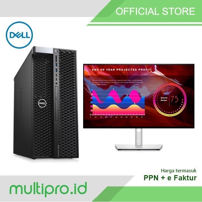 Jual Workstation Dell Precision T5820 Tower W-2223 32GB 512GB+1TB ...