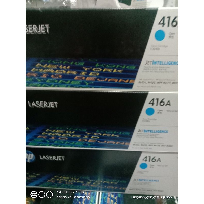Jual hp laserjet 416A cyan | Shopee Indonesia