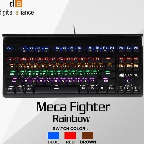 Jual Digital Alliance Keyboard Meca Fighter Brown Switch | Shopee Indonesia