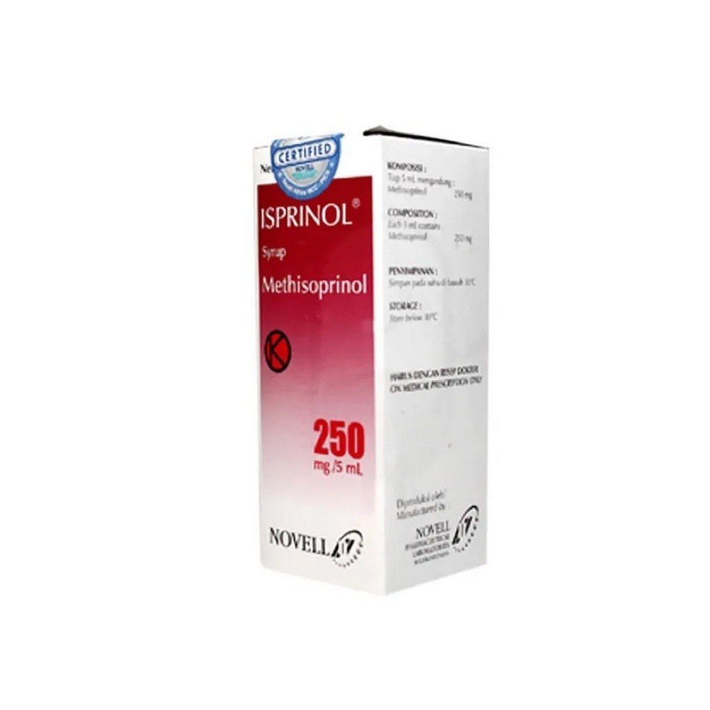 Jual ISPRINOL 250 MG 60 ML / METHISOPRINOL / ANTI VIRUS / VIRIDIS ...