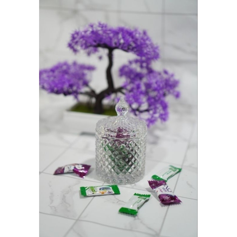 Jual JWD TOPLES KRISTAL TG1030-2.5/CRYSTAL JAR TOWER /CANDY JAR ...
