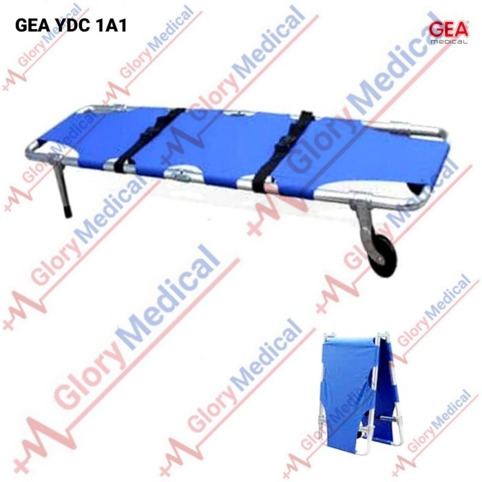 Jual Ready Tandu Lipat 2 + Roda/Coster ( Folding Stretcher ) GEA YDC ...