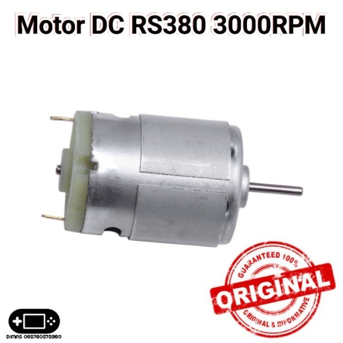 Jual Motor DC RS380 30.000 RPM Dinamo RS 380 1,5V-18V Drill RC Car ...