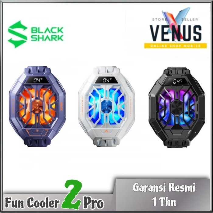 Jual Black Shark Fun Cooler Pro 2 Gaming Cooling Fan Temperature ...