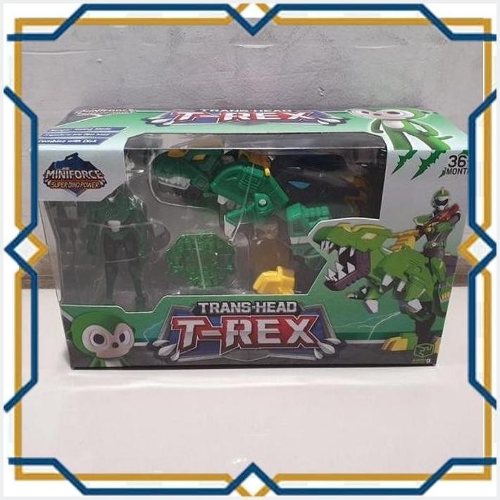 Jual [ACR] MINI FORCE SUPER DINO POWER TRANS-HEAD T-REX | Shopee Indonesia