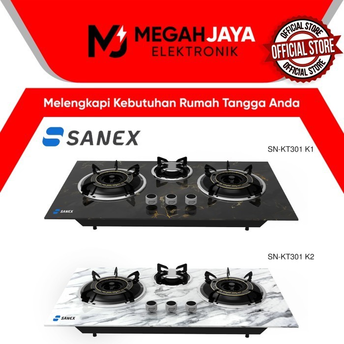 Jual Sanex Kompor Tanam Sn-Kt201 / Sn-Kt301 (2 / 3 Tungku) Garansi Res | Shopee Indonesia