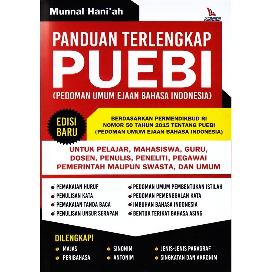 Jual Panduan Terlengkap Puebi Pedoman Umum Ejaan Bahasa Indonesia ...