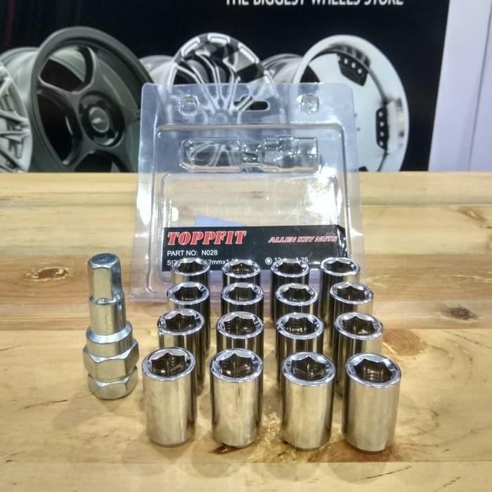 Jual BAUT MUR RODA SENEKA + KUNCI L UNIVERSAL UNTUK SEMUA VELG MOBIL ...
