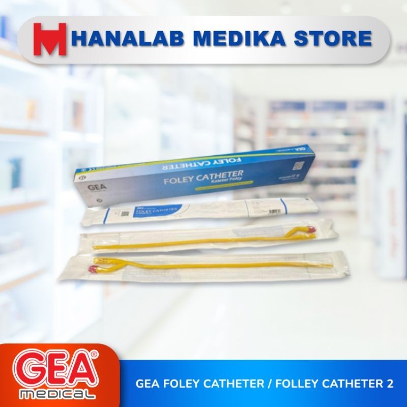 Jual GEA FOLEY CATHETER / FOLLEY CATHETER 2 WAY 16FR 18FR / SELANG ...