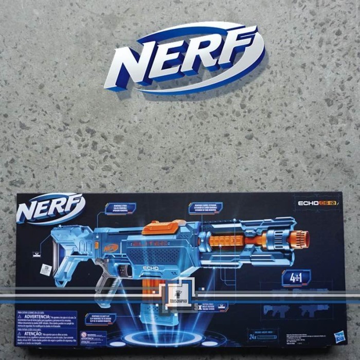 Jual Nerf Elite 2.0 Echo Cs10 4 In 1 Delta Trooper 24 Darts Retaliator | Shopee Indonesia