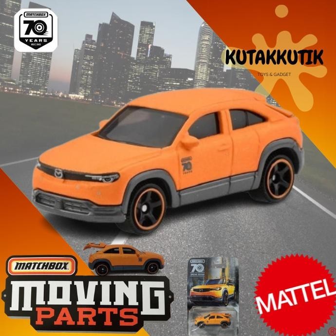 Jual Matchbox Moving Parts Mobil SUV 2021 Mazda MX Orange Special ...
