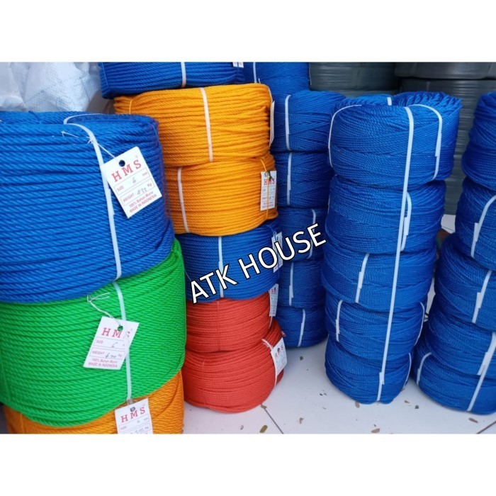 Jual Tali Tambang Plastik 8Mm +-200M/Tali Pengikat/Tali Plastik/Tambang 8Mm | Shopee Indonesia