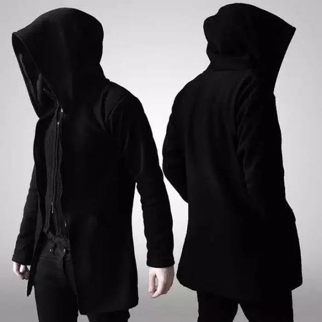 Jual Jubah Anime Polos Bla/One Piece Marine /Corazon/Death Note Kira ...