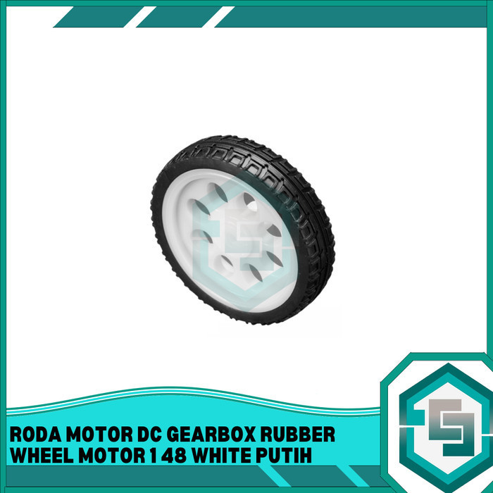 Jual RODA MOTOR DC GEARBOX RUBBER WHEEL MOTOR 1 48 WHITE PUTIH | Shopee ...