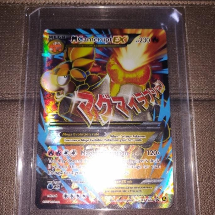 Jual Kartu Pokemon TCG EN XY Promo Mega M Camerupt EX FA AA | Shopee ...