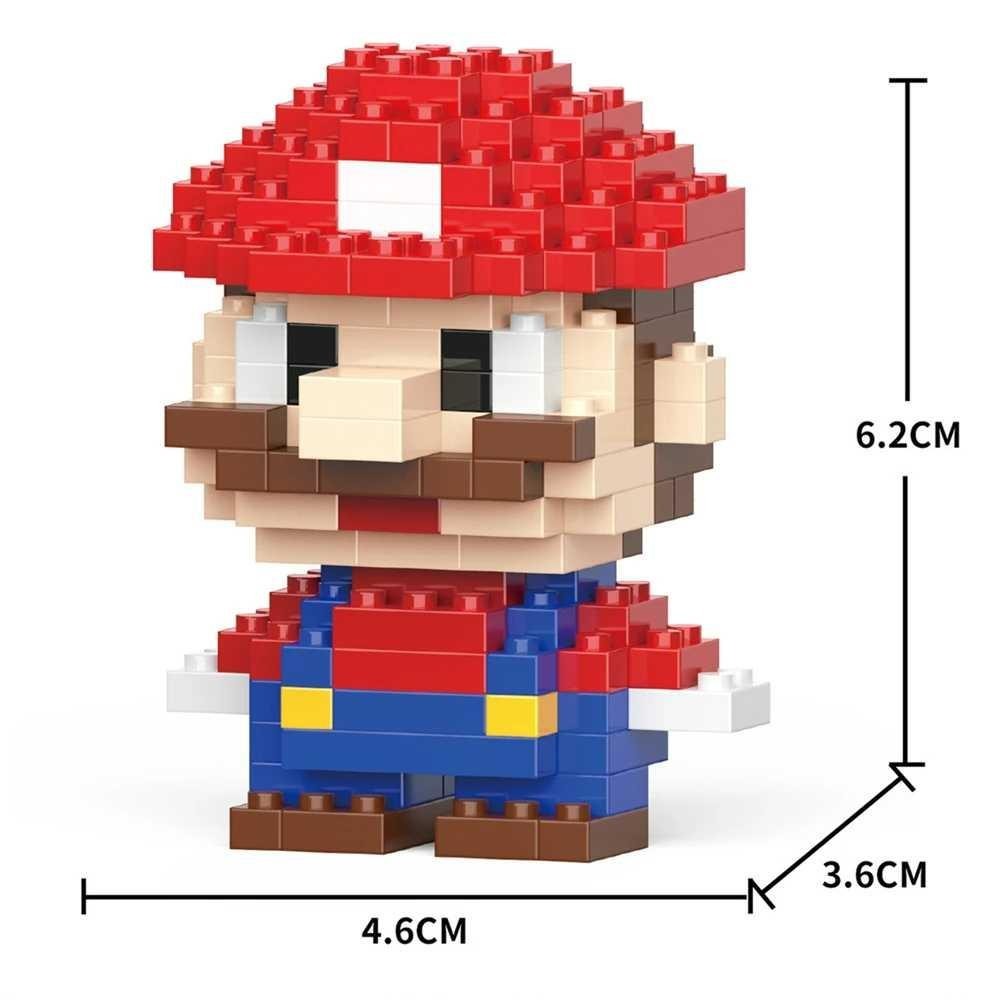 Jual Mainan Balok Susun Karakter Mario Bros Figure 162PCS - W2601-37 ...