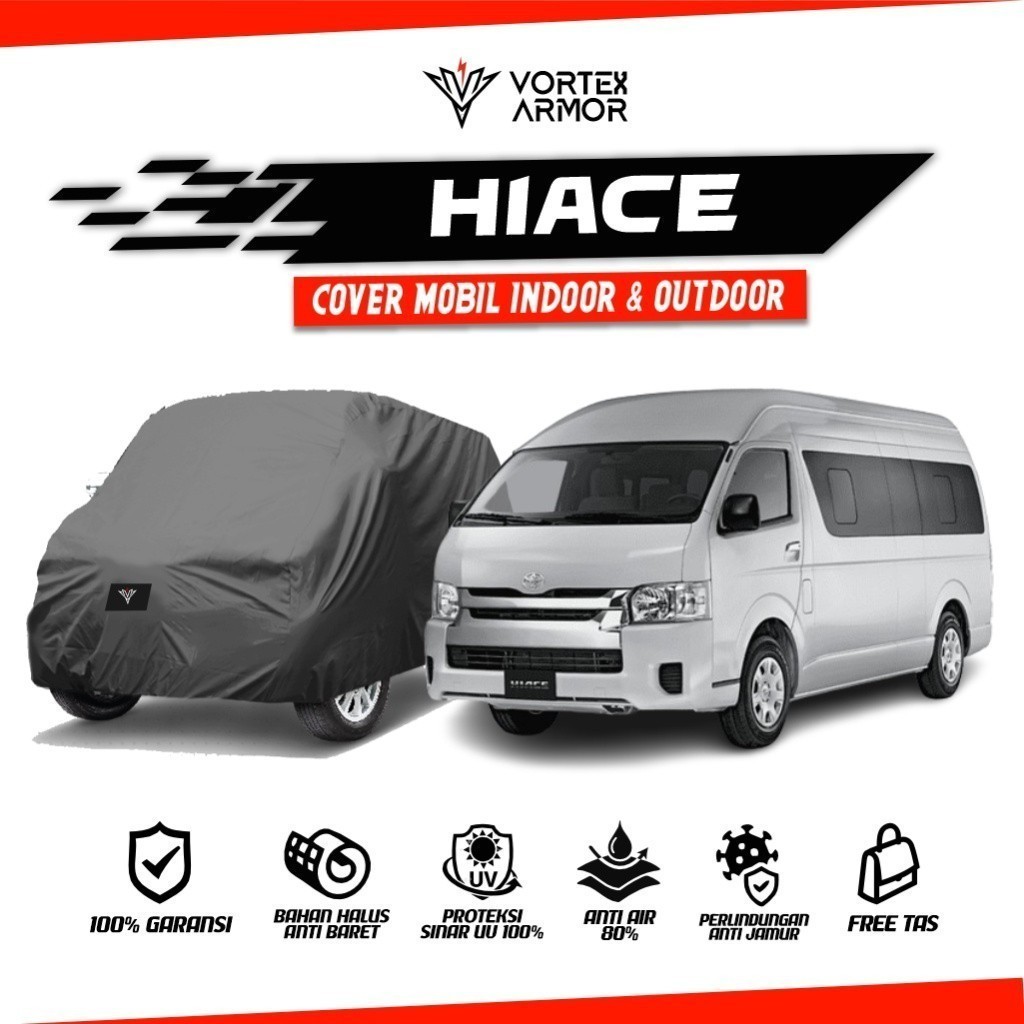 Jual Cover Mobil Hiace Premio / Sarung Mobil Hiace Commuter / Selimut ...