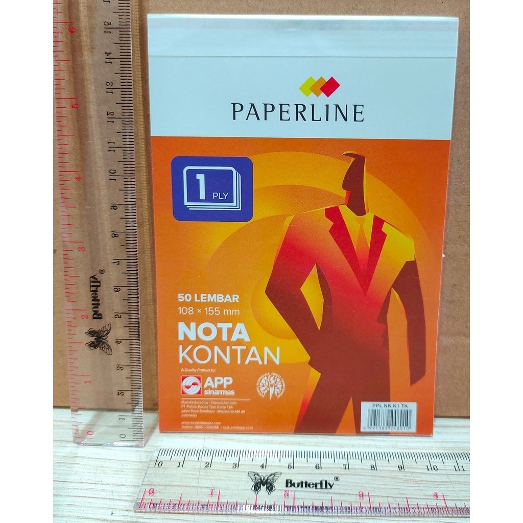 Jual Nota Paperline PPL Kecil 1ply 1 Rangkap K1 READY STOCK | Shopee ...
