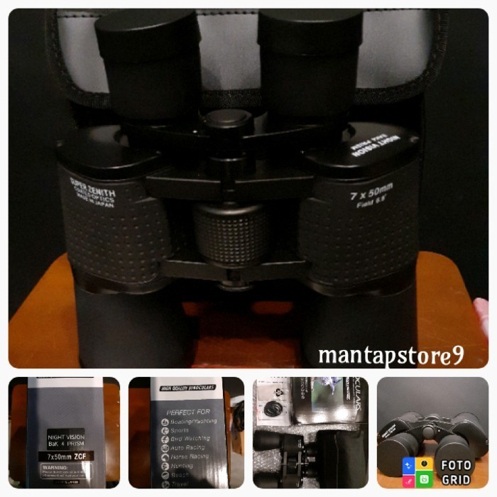 Jual Teropong Super Zenith 7X50 Night Vision Binocular | Shopee Indonesia