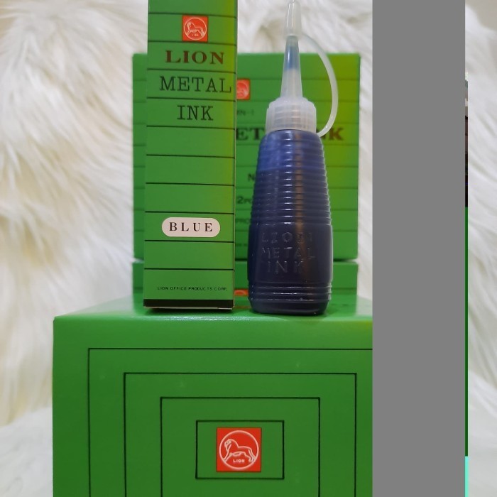 Jual Tinta Lion Merah/Hitam/Biru (Lusinan) | Shopee Indonesia