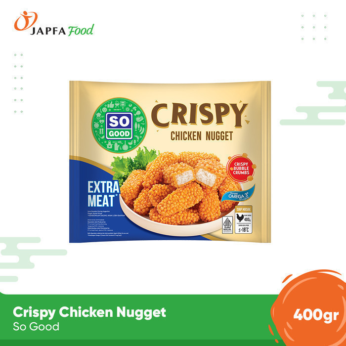 Jual So Good Crispy Chicken Nugget 400gr | Shopee Indonesia