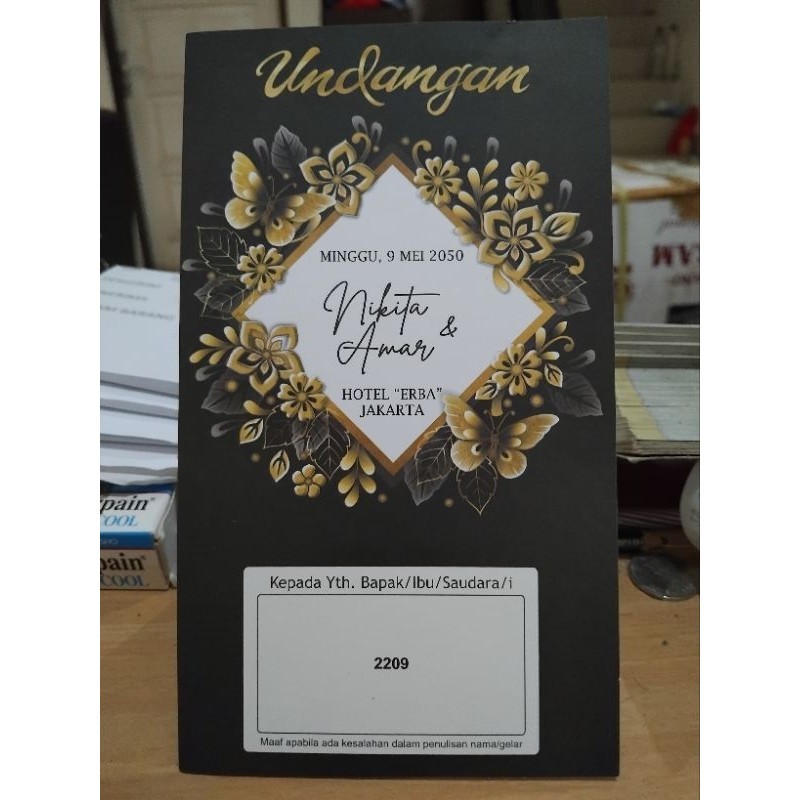 Jual Undangan ERBA 2209 ECER & GROSIR KOSONGAN TANPA PLASTIK OPP ...