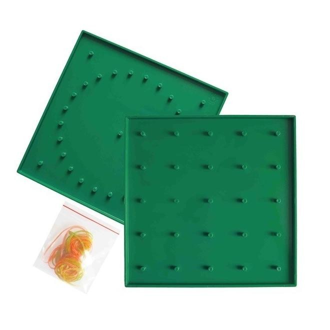 Jual Learning Resources 5X5 Pin Grid Geoboard | Kalestrina | Shopee ...