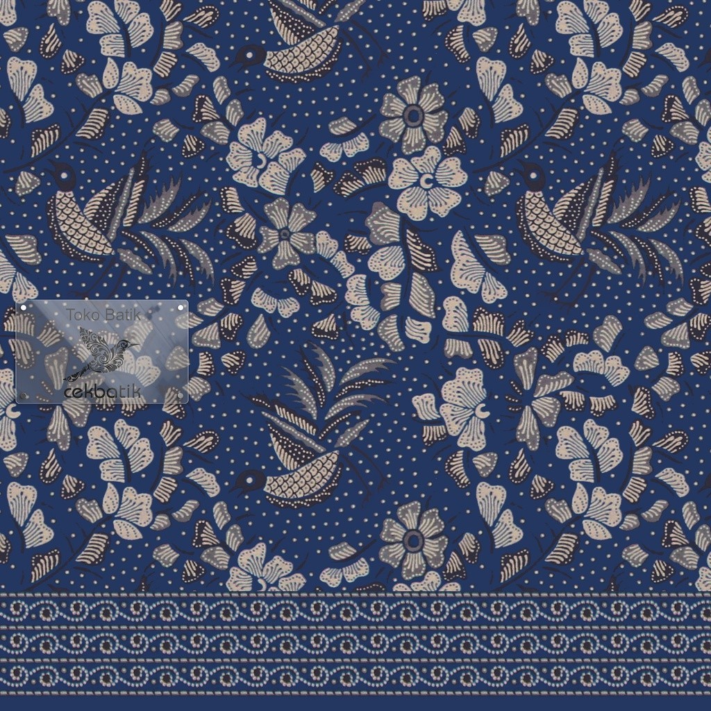 Jual kain batik - Kualitas Ekspor kain batik - Motif Elegan Burung Unik ...